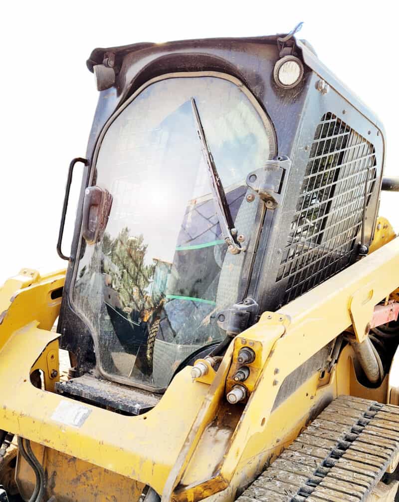 CAT Windshield Skid Steer D Series - Polycarbonate Replacement