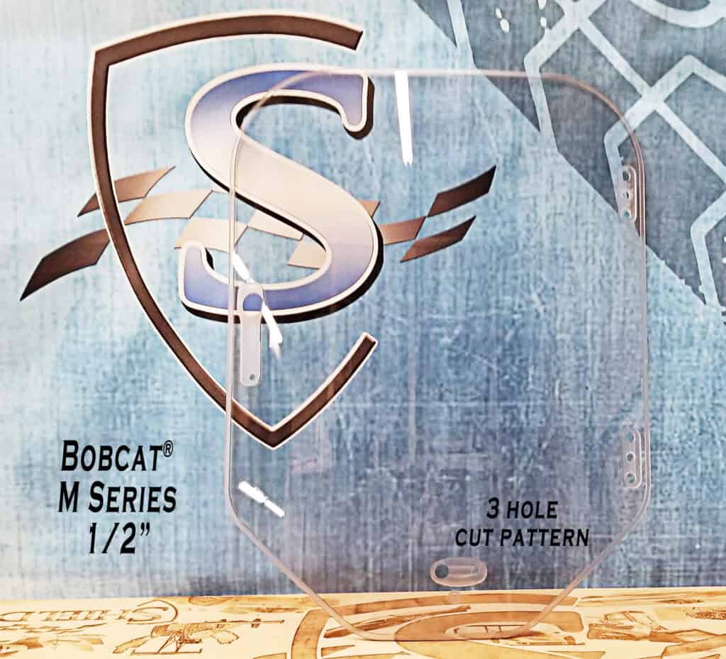 Bobcat Skid Steer Polycarbonate Replacement Windshield