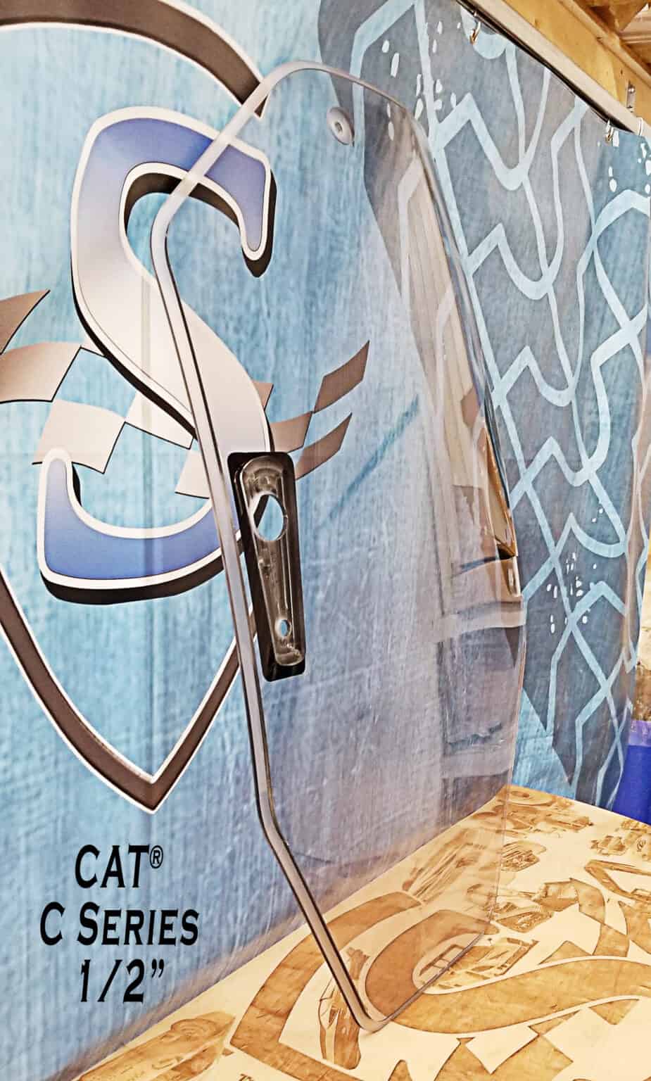 JCB Windshield: Skid Steer - Polycarbonate Replacement Windshield