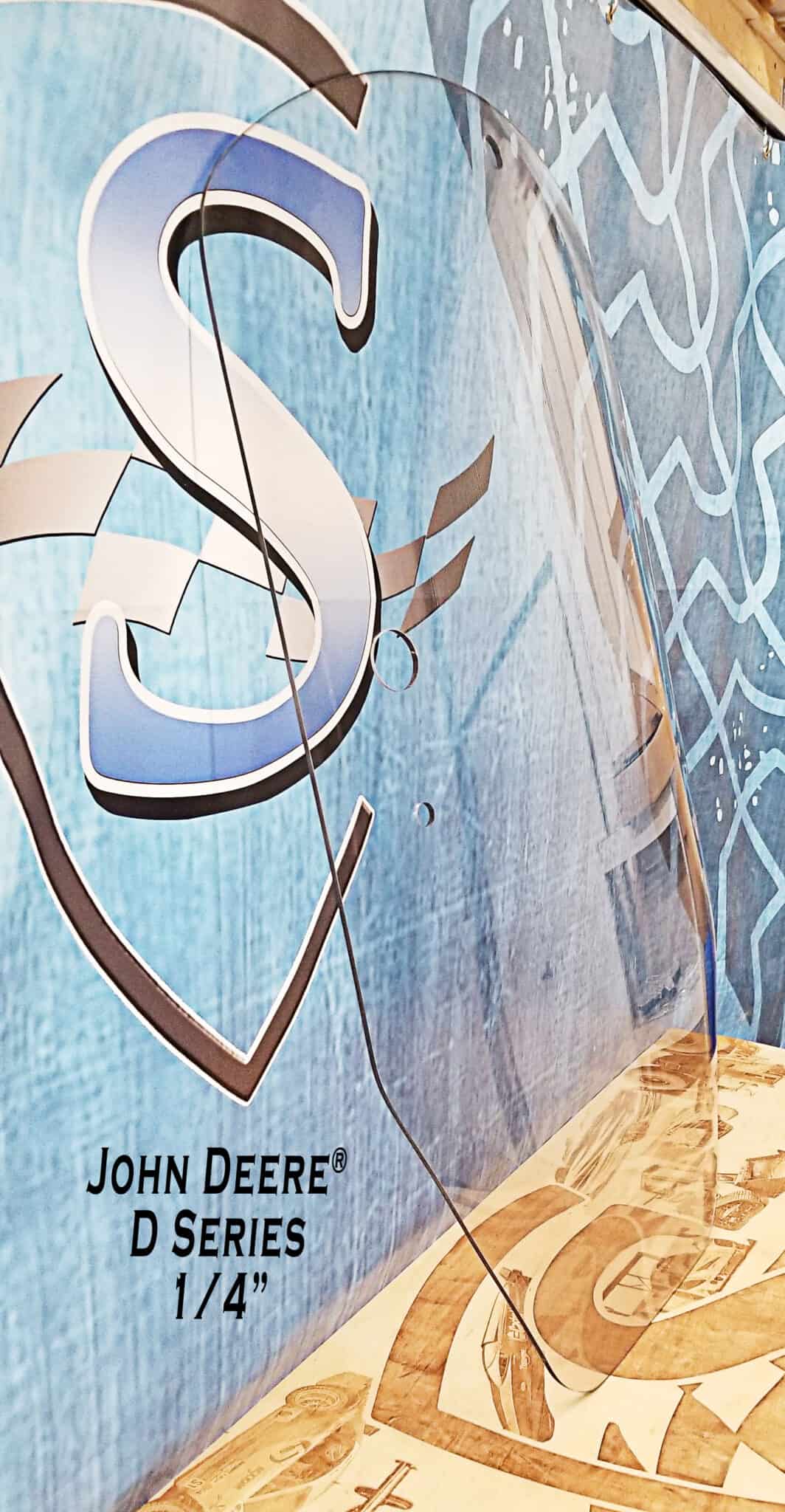 JCB Windshield: Skid Steer - Polycarbonate Replacement Windshield