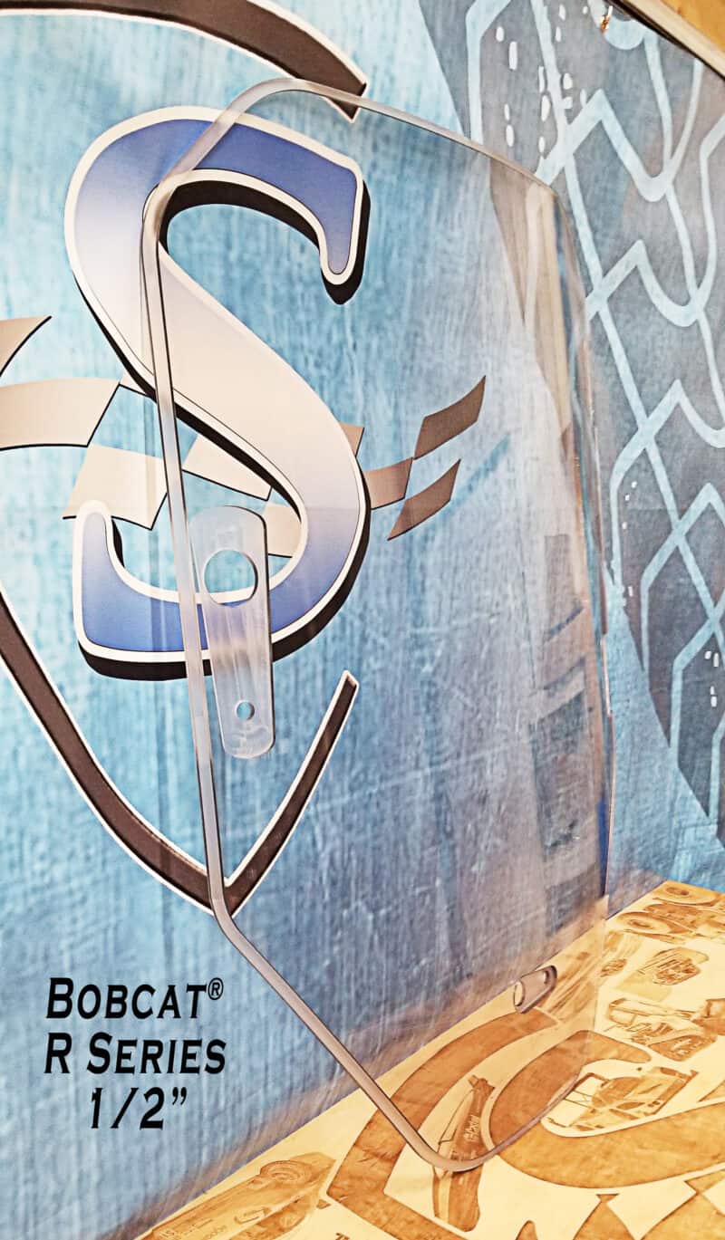 Bobcat Windshield: R Series Skid Steer - Polycarbonate Replacement