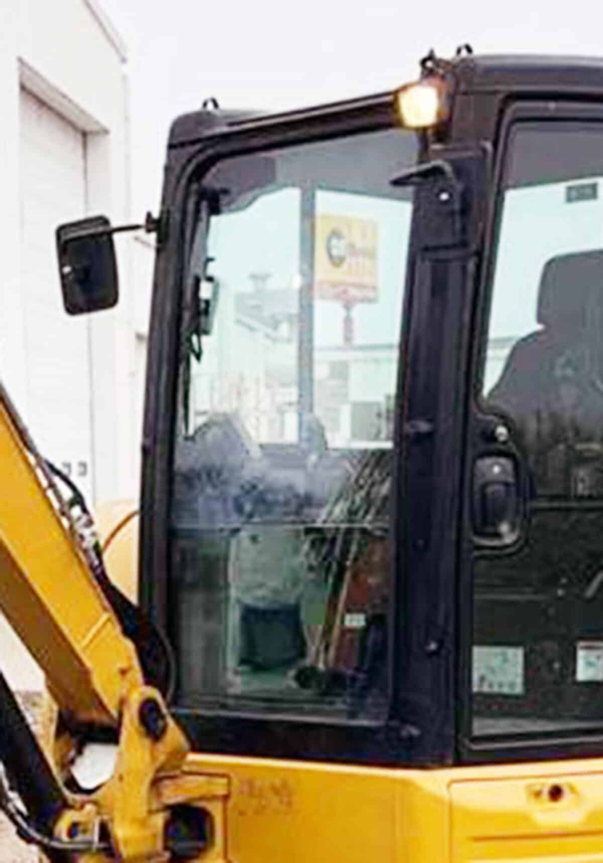 CAT Mini-Excavator 303-305 Windshield - Polycarbonate Replacement