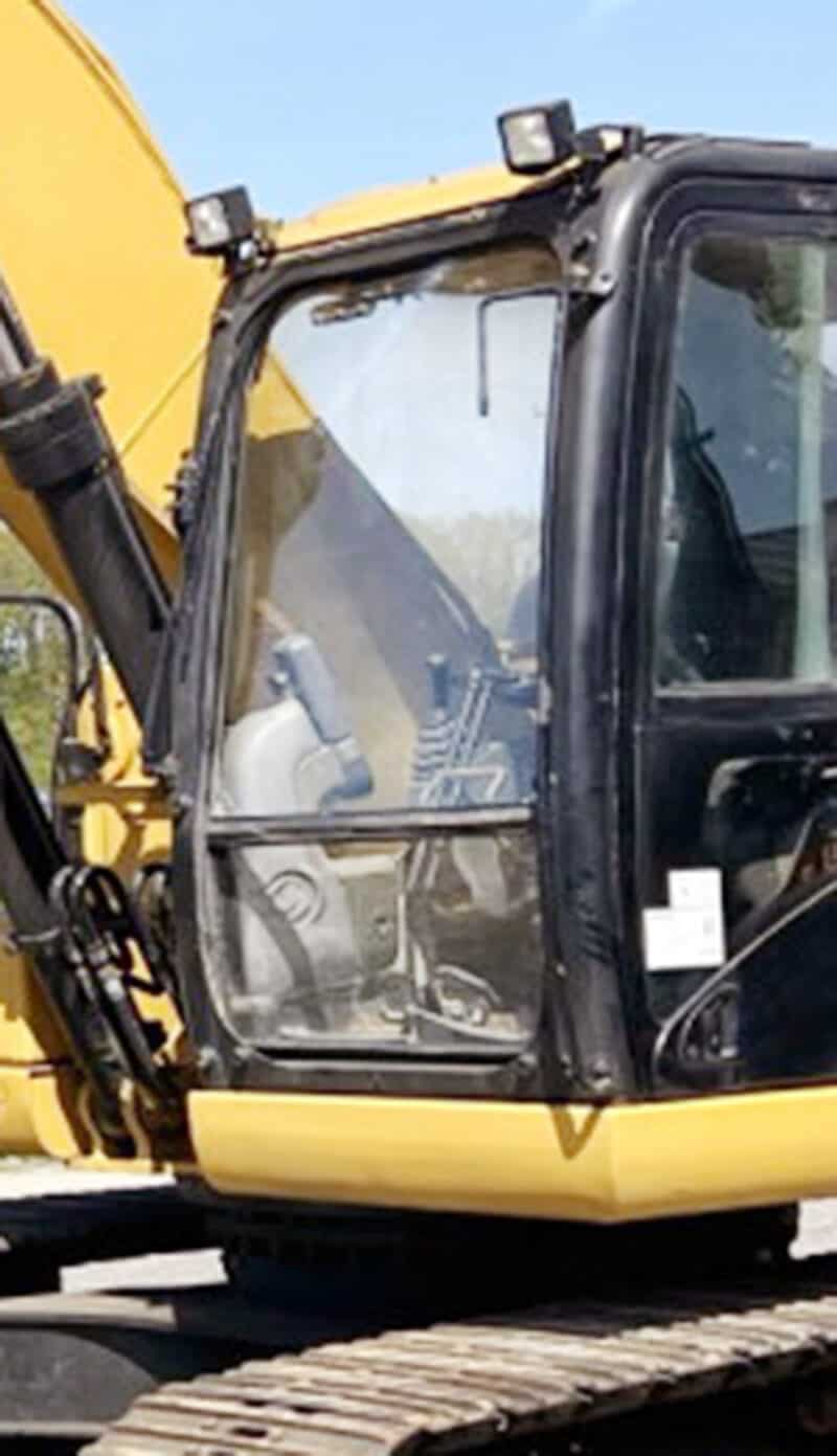 CAT C & D Excavator Windshield - Polycarbonate Replacement