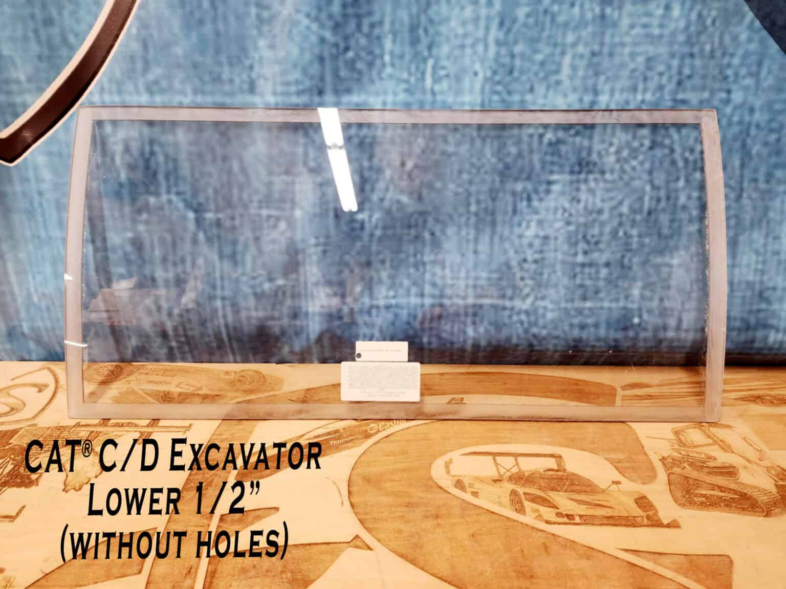 CAT C & D Excavator Windshield - Polycarbonate Replacement