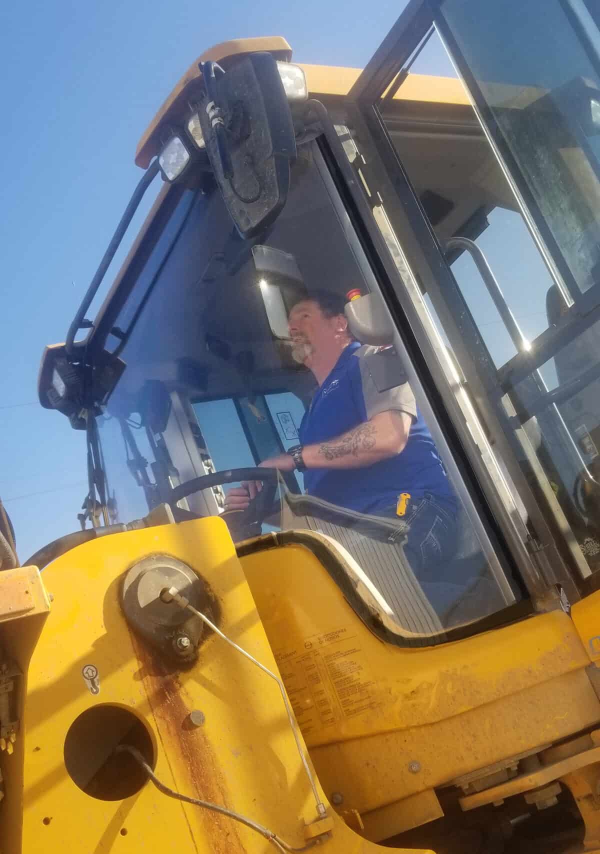 Volvo Wheel Loader - Polycarbonate Replacement Windshield